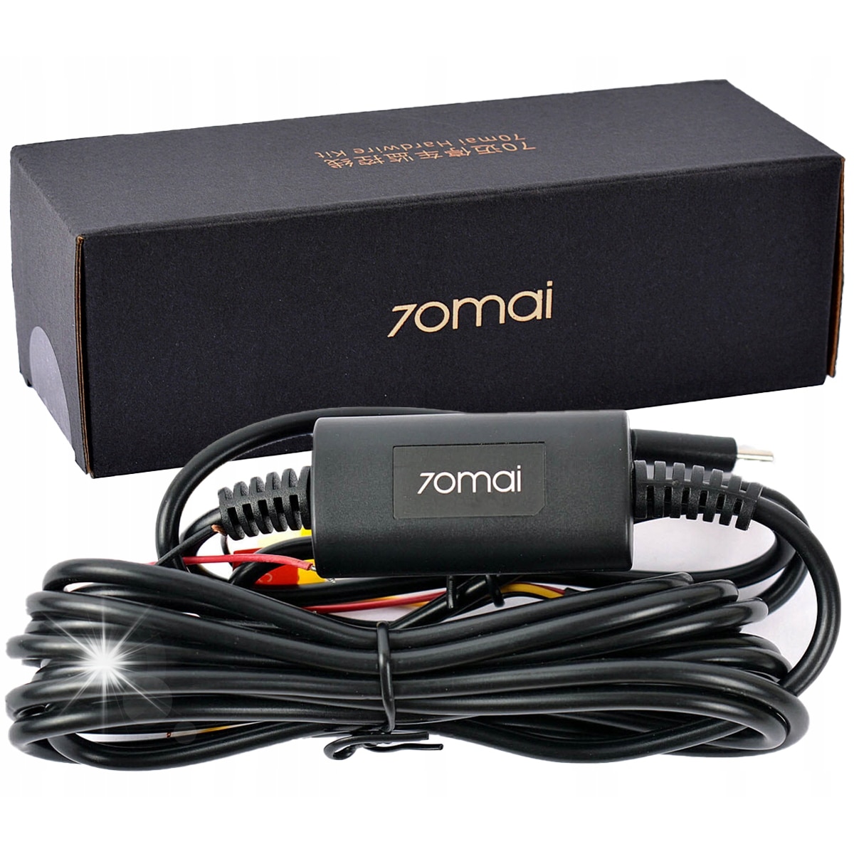 Kit Hardwire 70mai UP03 pentru alimentare camere, USB-C, 3m, DC 12-30V ...