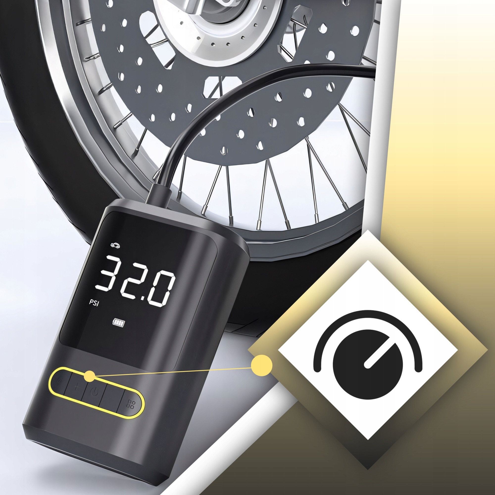 Преносим безжичен електрически компресор Retoo MBG Line 8466 PRO, 150 ...