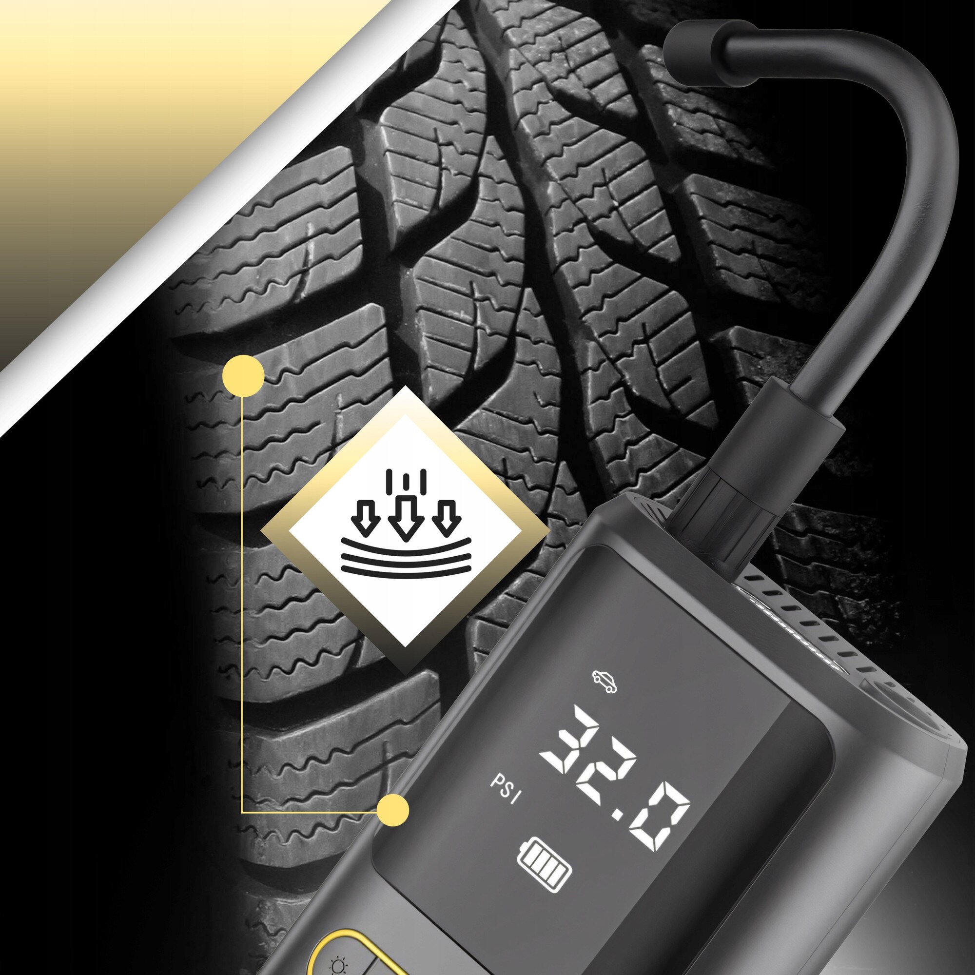 Преносим безжичен електрически компресор Retoo MBG Line 8466 PRO, 150 ...