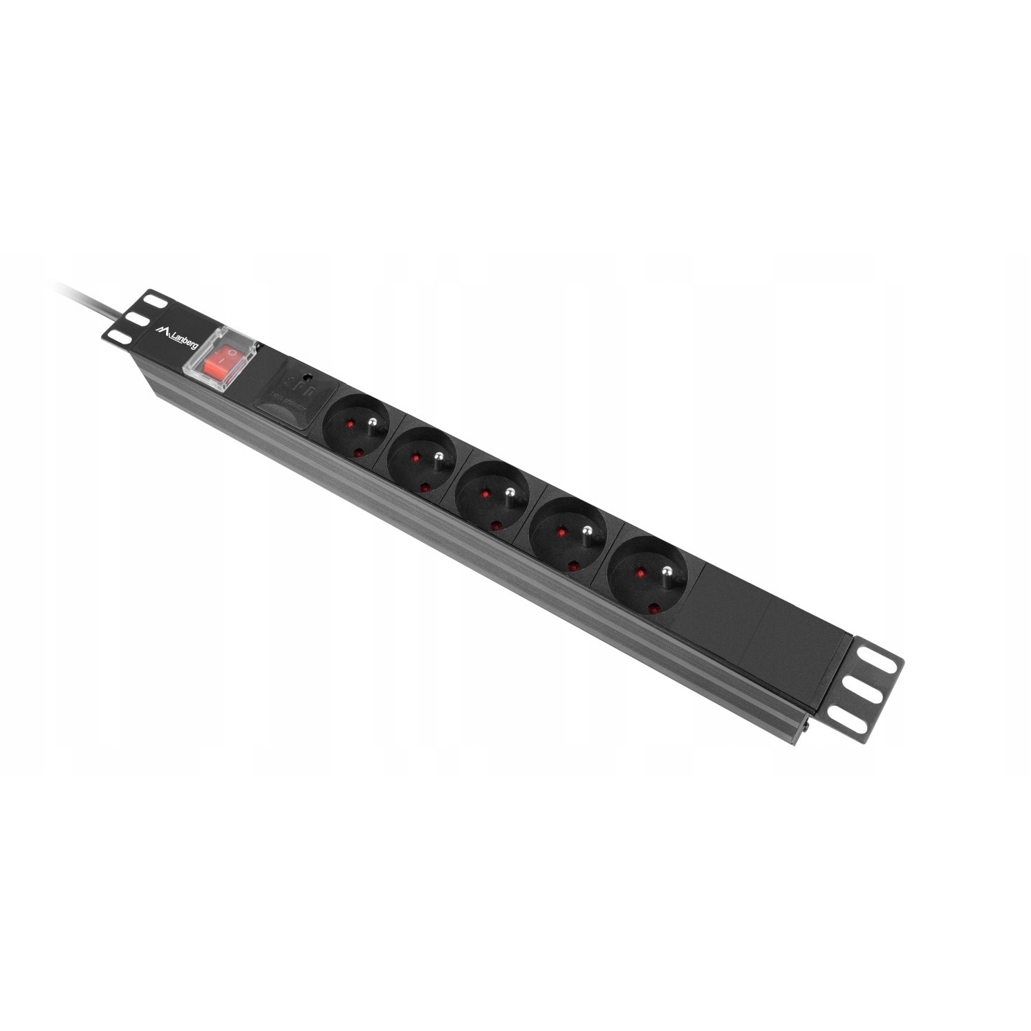 Lista de alimentare Lanberg PDU-05E-0200-BK 19" 1U, 5 prize frantuzesti ...
