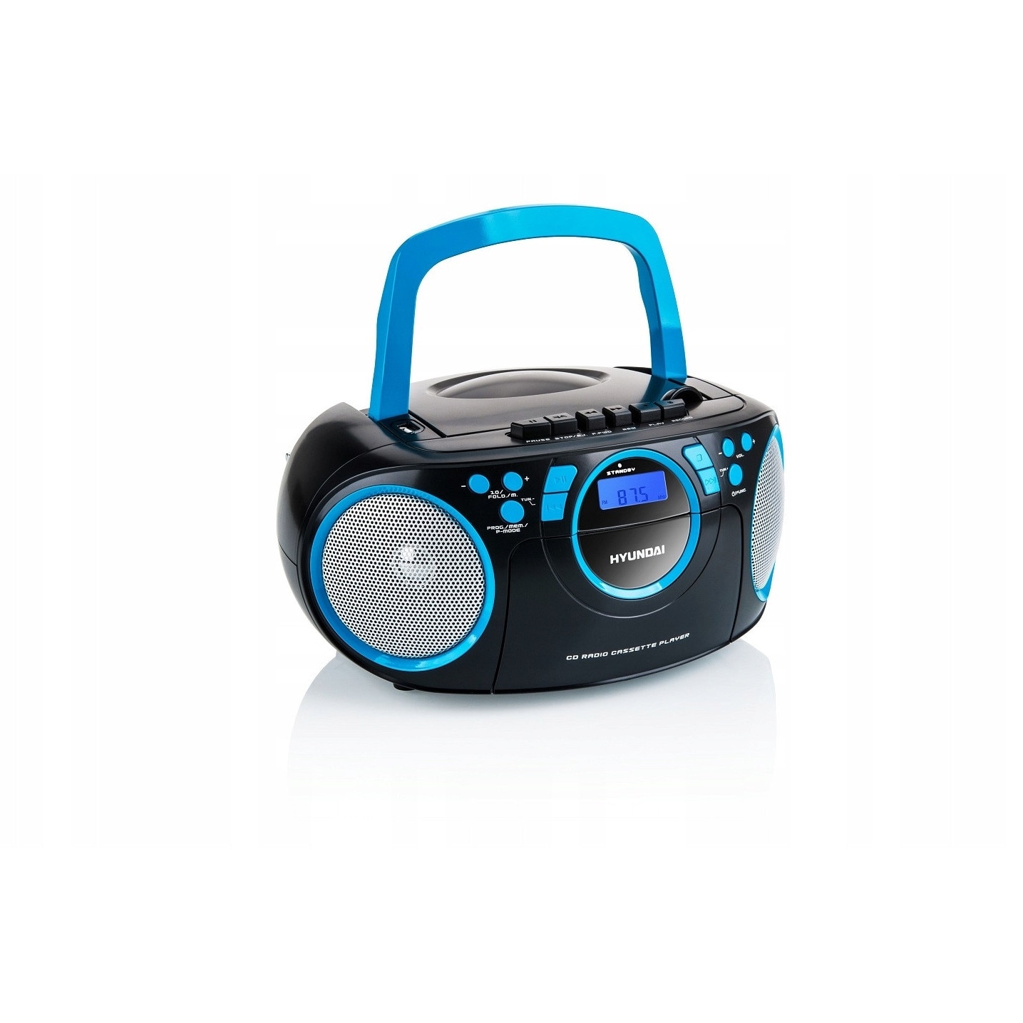 Hyundai magnó, CD, USB, FM, 20 előre beállított állomás, fekete - eMAG.hu