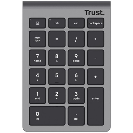 Tastatura Numerica Wireless Trust XALAS, 2.4GHz USB micro receiver, 22 ...