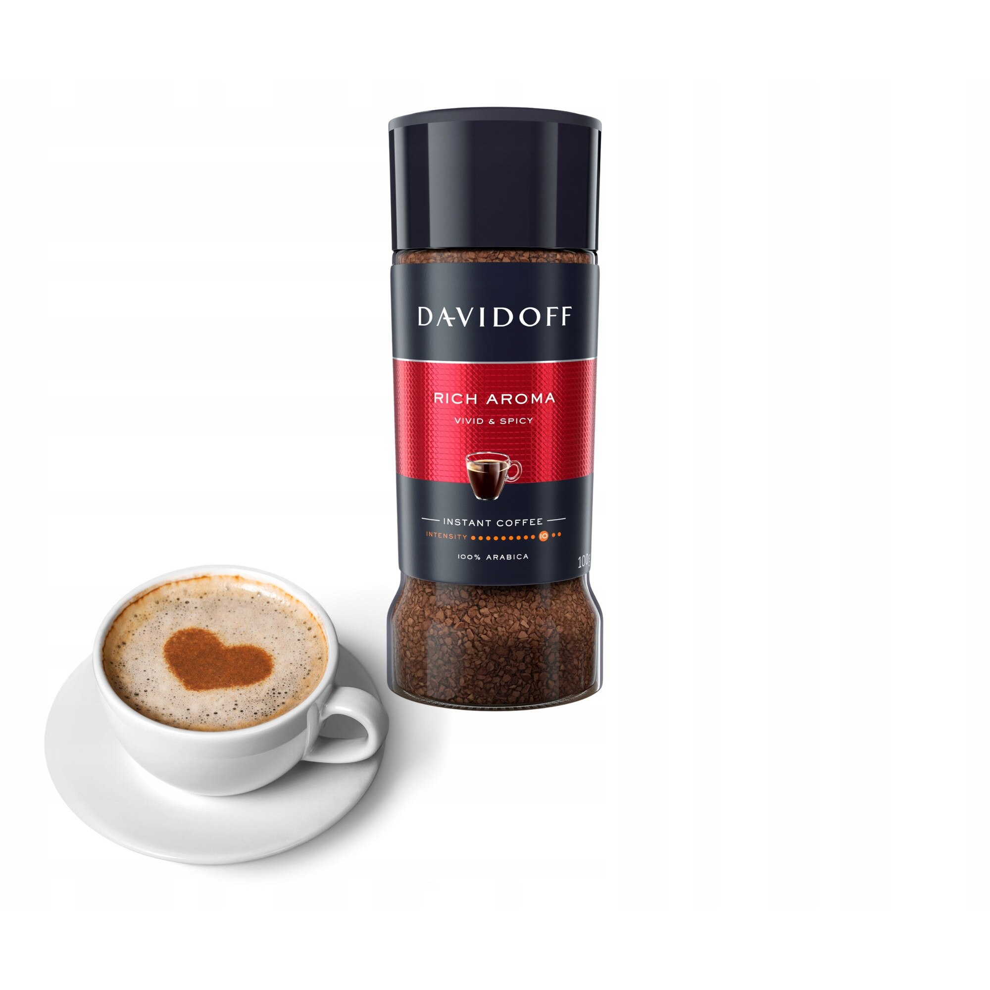 Cafea Davidoff Rich Aroma, 100% Arabica, 100g, gust intens, nota usor ...