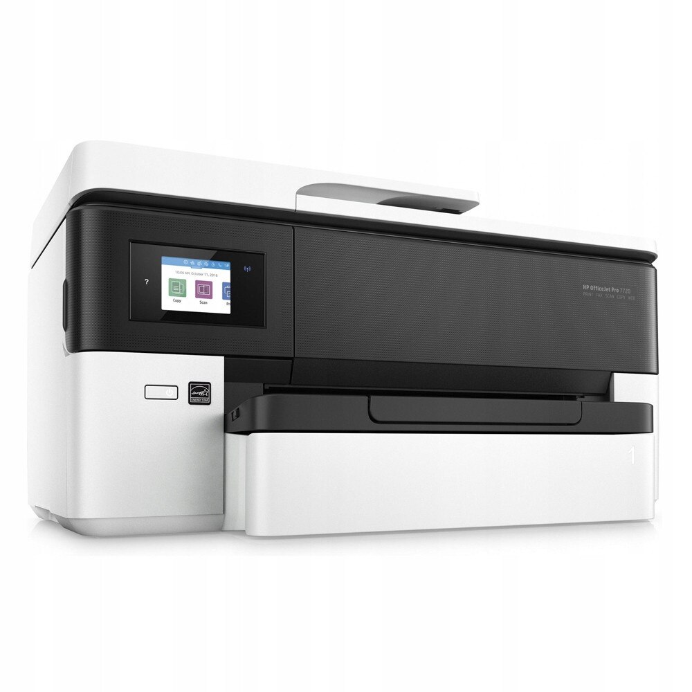 Imprimanta multifunctionala HP OfficeJet Pro 7720, A3, alb-negru si ...