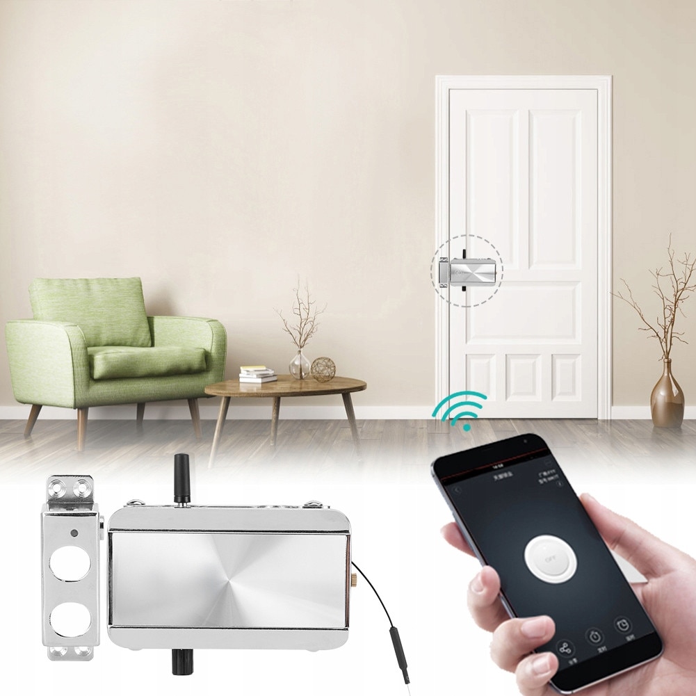 Zavor electronic inteligent cu Bluetooth, set 4 telecomenzi, din inox ...