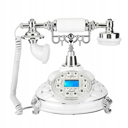 Telefon fix retro nostalgic, 21x21x15cm, set complet - eMAG.ro
