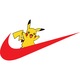 Sticker Adeziv Cu Pokemon, Cu Textul "Nike" - Design 12, cu Margini ...