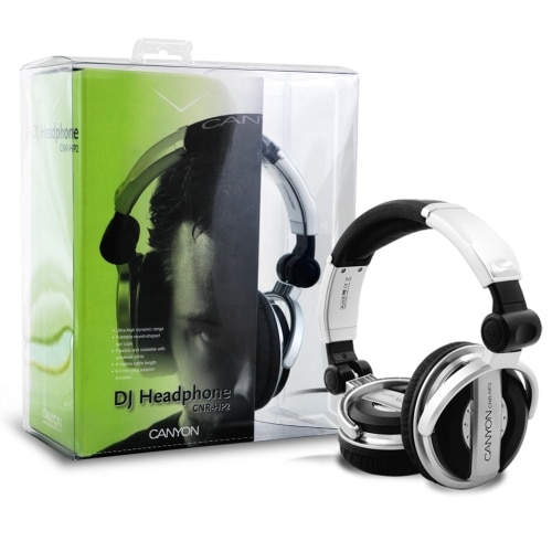 Casti Canyon CNR-HP2, negru/argintiu - eMAG.ro