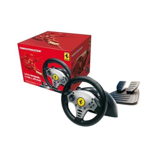 Volan Thrustmaster Universal Challenge, pedale, vibratii - eMAG.ro