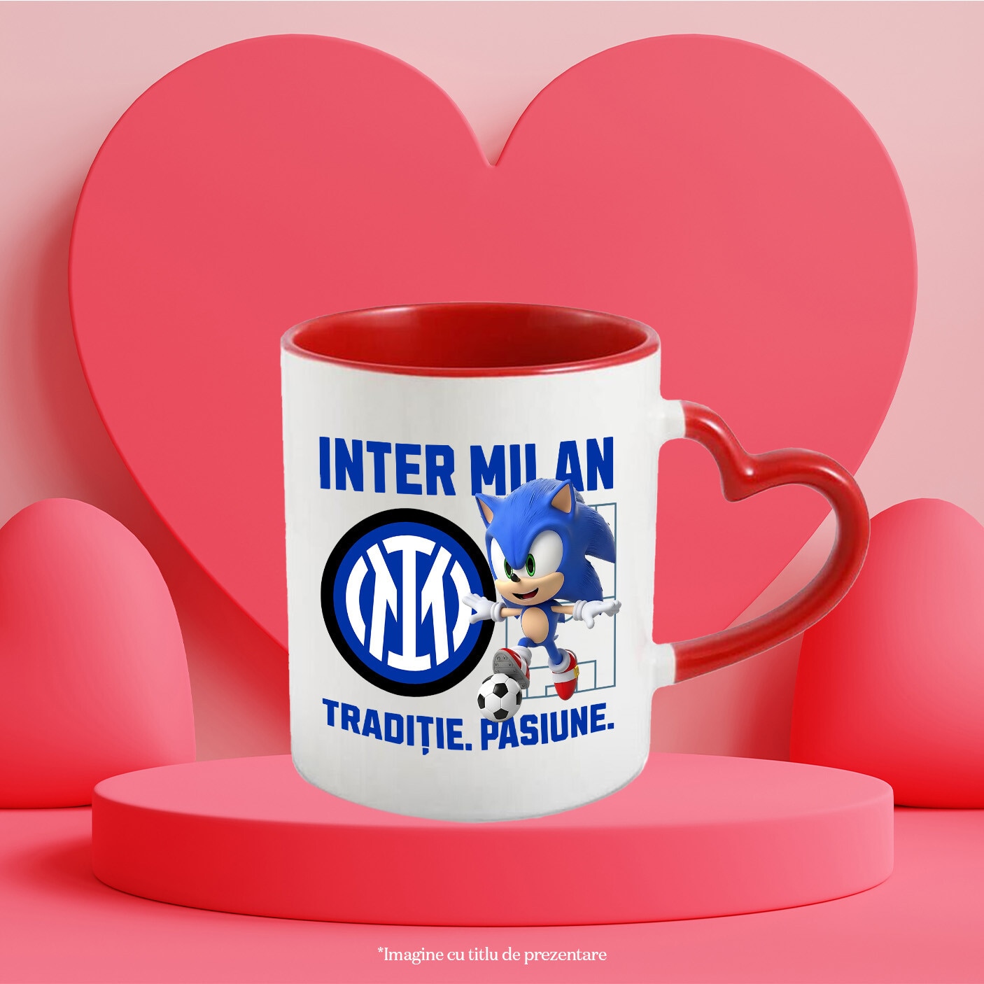 Cana cu Sonic, si Echipa de Fotbal Inter Milam, Ceramica, 330ML, Cu ...