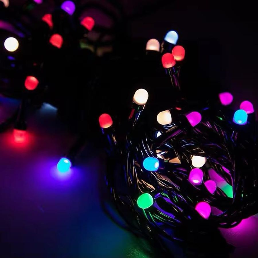 Instalație de Crăciun cu LED-uri, 100m, multicolor, 480 LED-uri, IP 44 ...