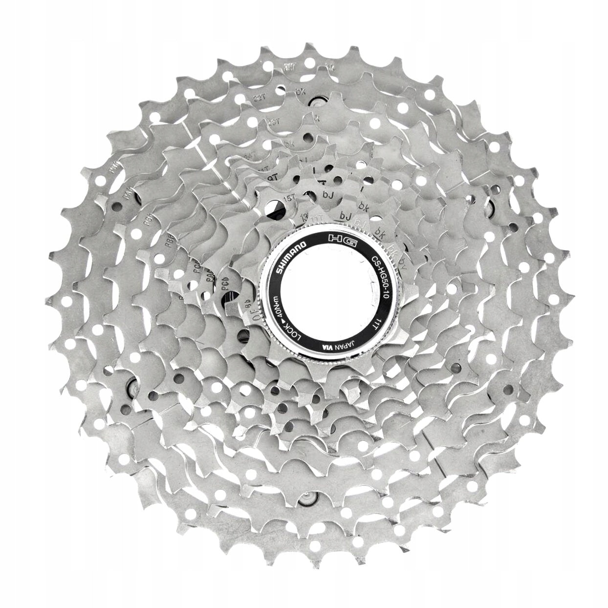 Pinioane bicicleta Shimano DEORE CS HG50 10 randuri 11-36, din otel, rezistent la coroziune ...