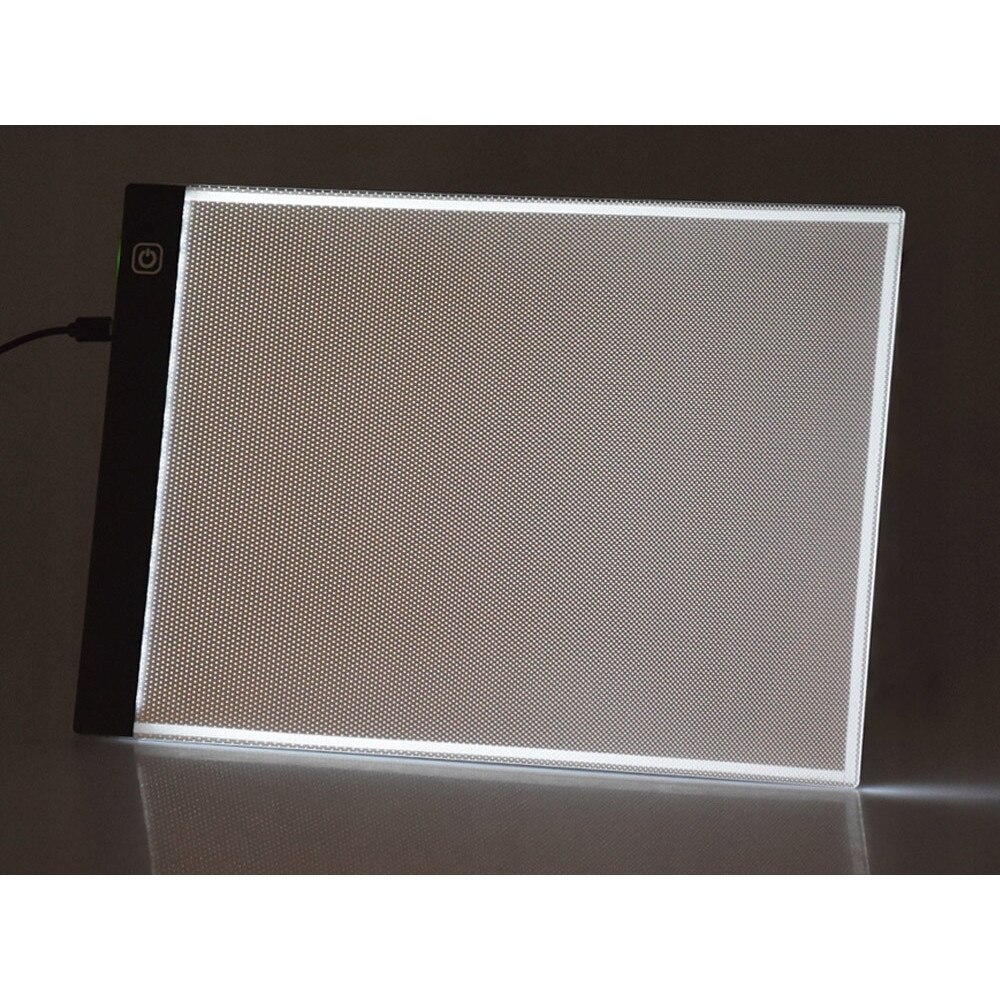 Tablita LED pentru desen, Jokomisiada, 3 nivele de iluminare, 30,5x23 ...