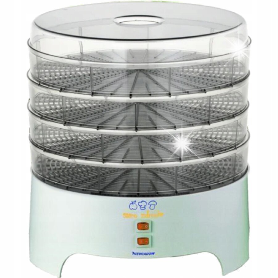 Deshidrator Niewiadow 970.02 PS, 500 W, alb, 4 site transparente ...