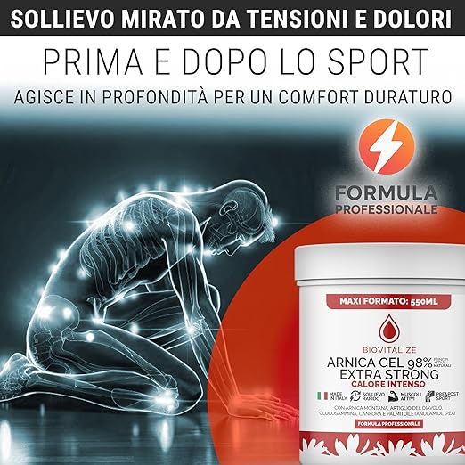 Gel incalzitor cu Arnica, Gheara diavolului, PEA, Glucozamina si ...