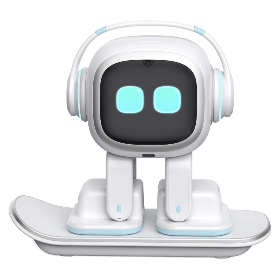 Robot Emo, AI asztali kedvenc, Living.AI, 3 dolog, fehér - eMAG.hu
