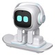 Robot Emo, AI asztali kedvenc, Living.AI, 3 dolog, fehér - eMAG.hu