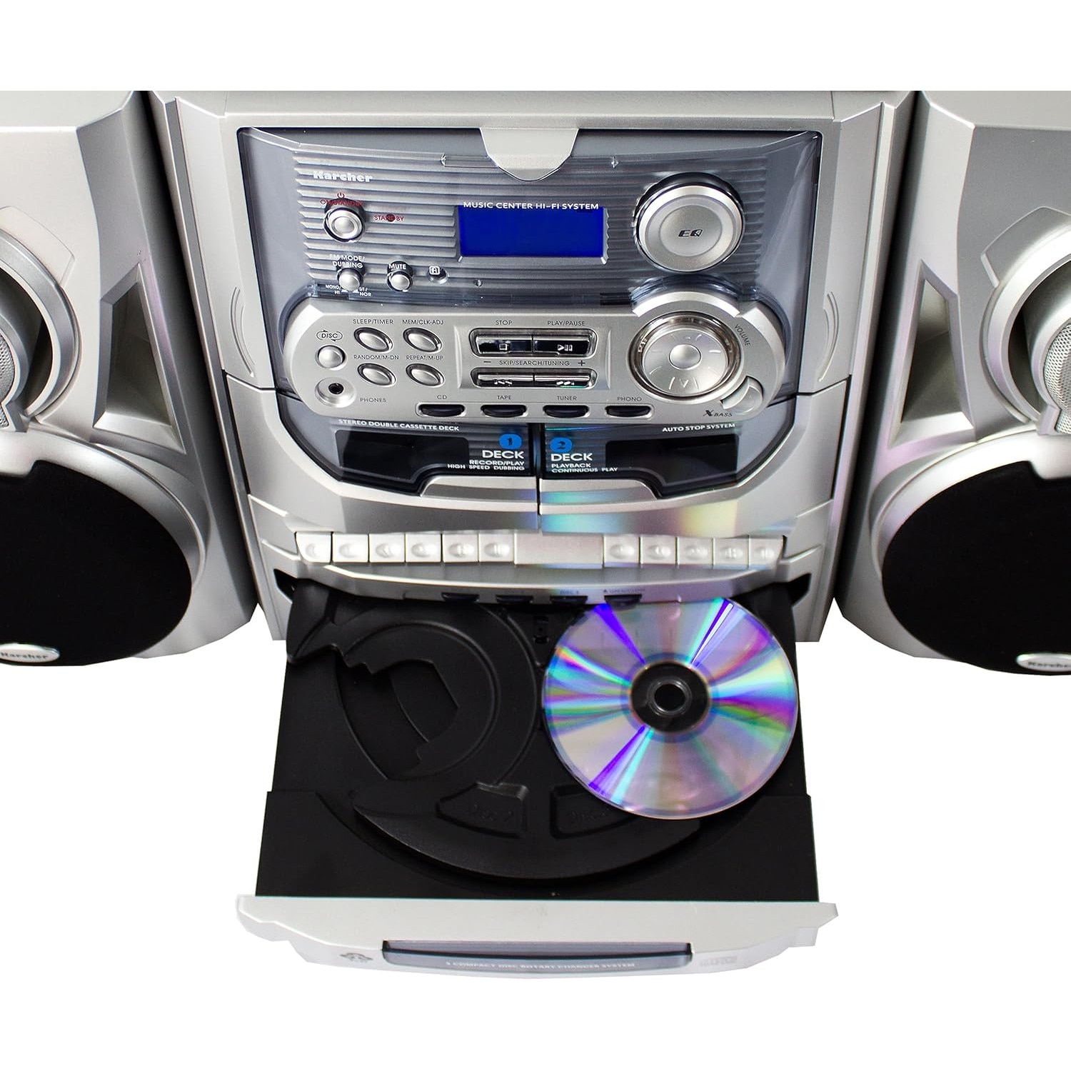 Sistem audio 5-in-1 Karcher KA 5300 – pick-up vinil, CD Changer 3 ...