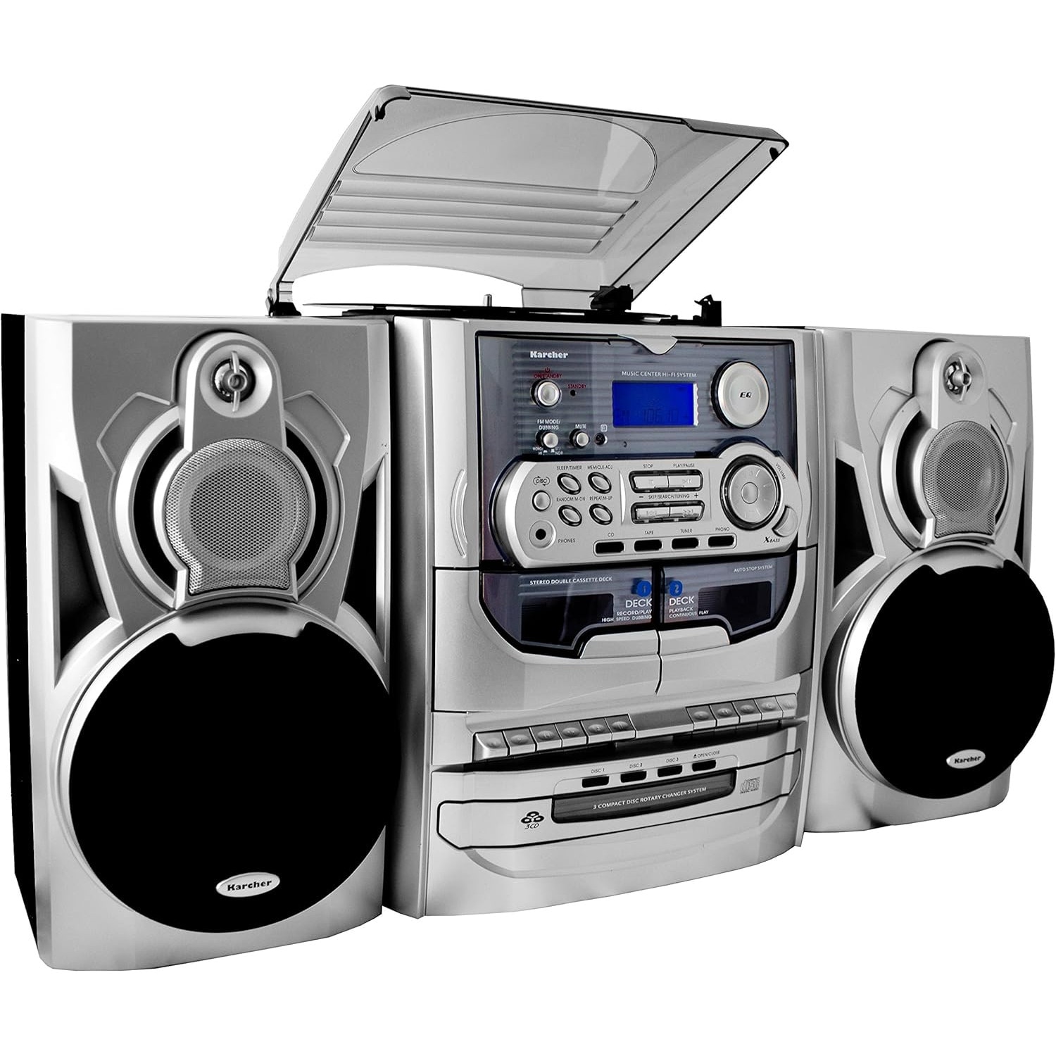 Sistem audio 5-in-1 Karcher KA 5300 – pick-up vinil, CD Changer 3 ...