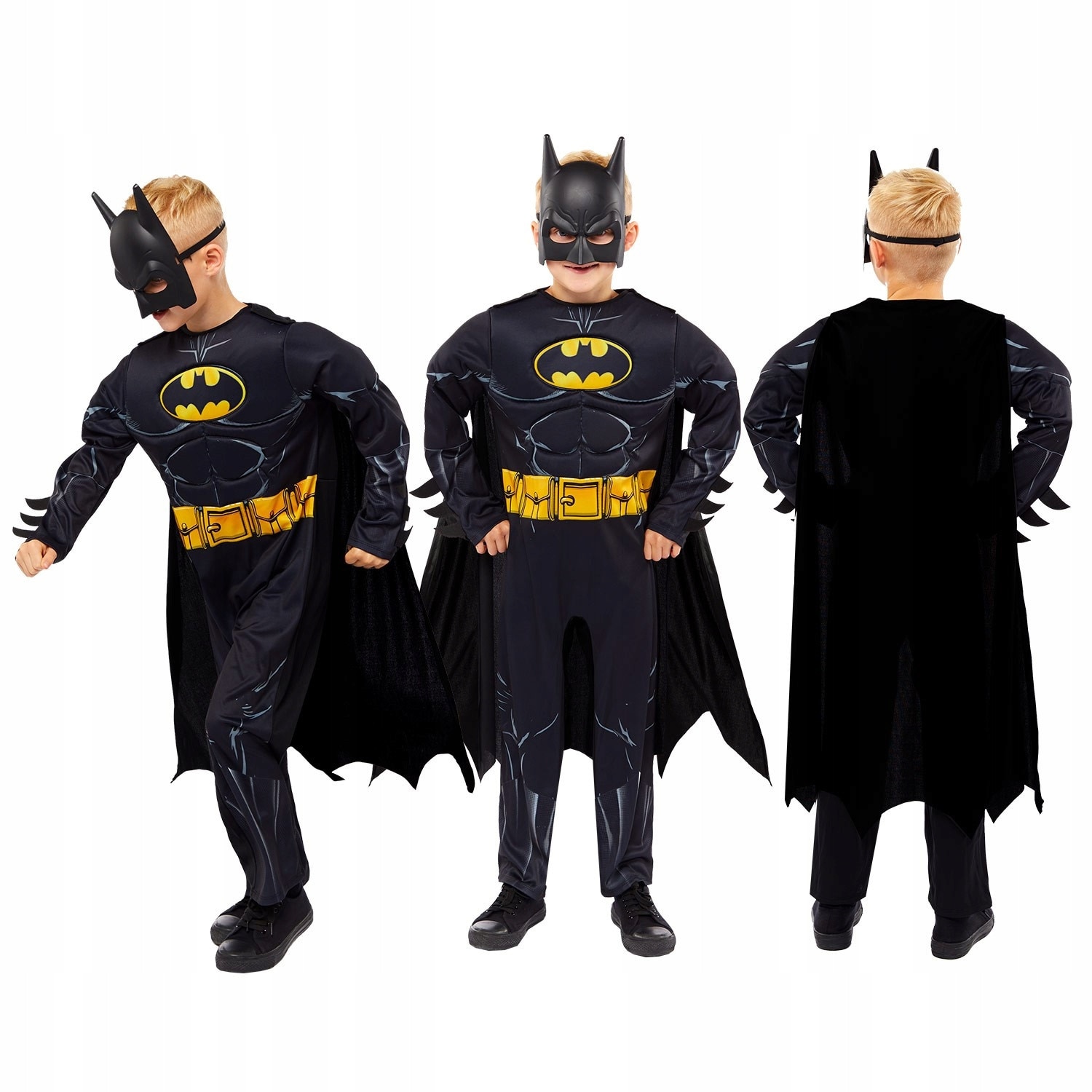 Costum Copii Batman The Dark Knight DC 3-4 ani 98-104 cm - eMAG.ro