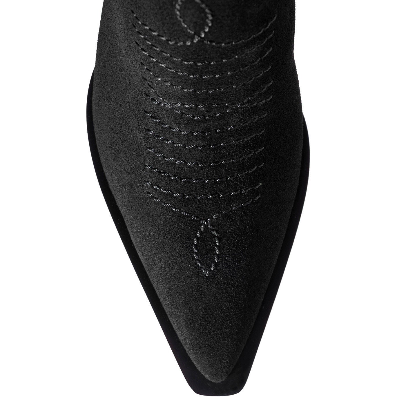 Ghete dama, Musette, NEW YOLANDA A283, Piele intoarsa, Negru, 37 EU ...