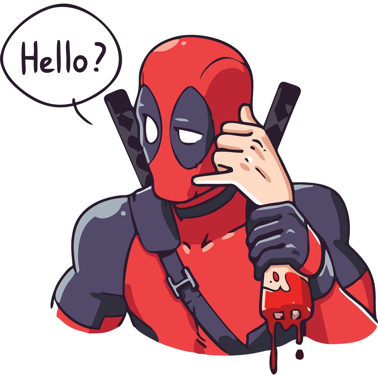 Sticker Adeziv Cu Deadpool – Poveste Marvel Amuzanta, Arta Vesela si ...