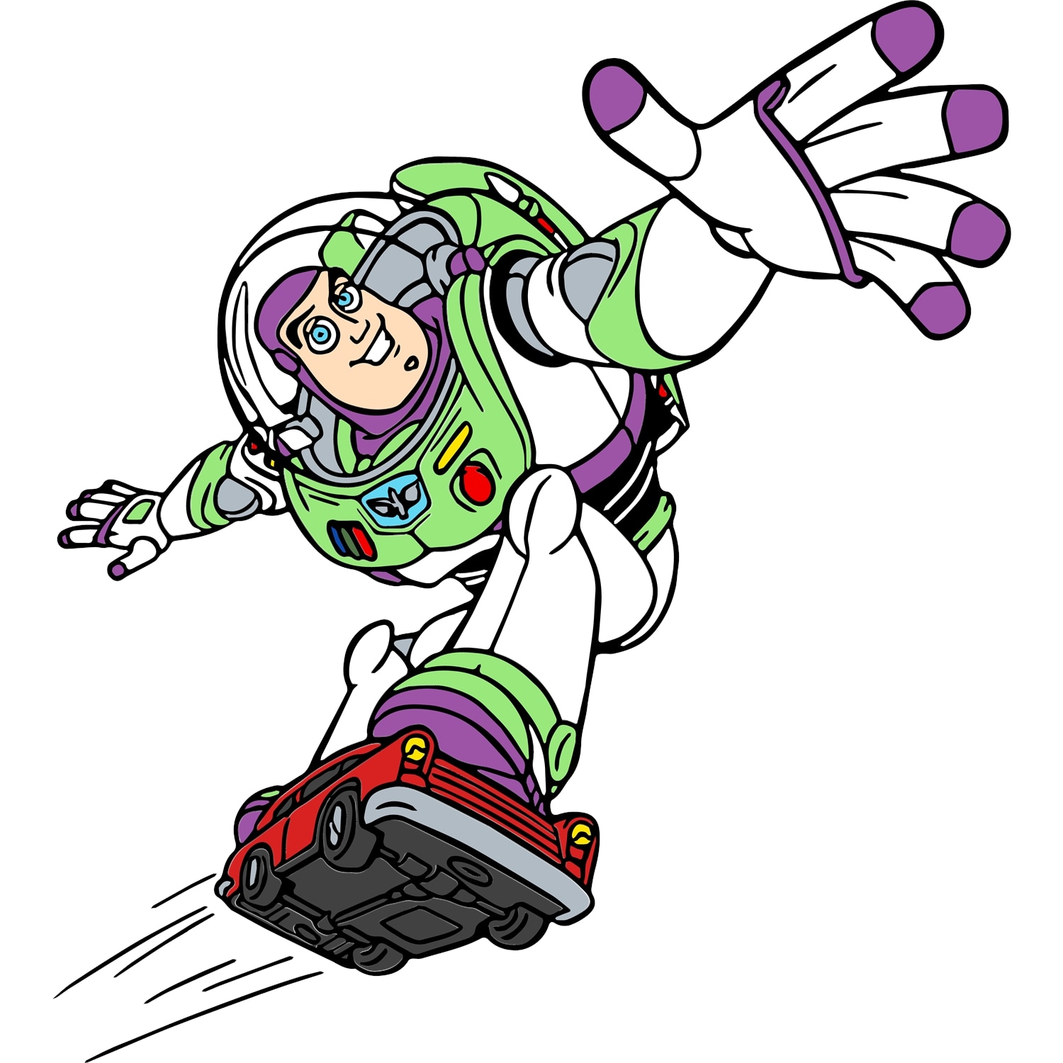 Sticker Adeziv Cu Toy Story Buzz Lightyear Joaca si Misiuni Aventuri si ...