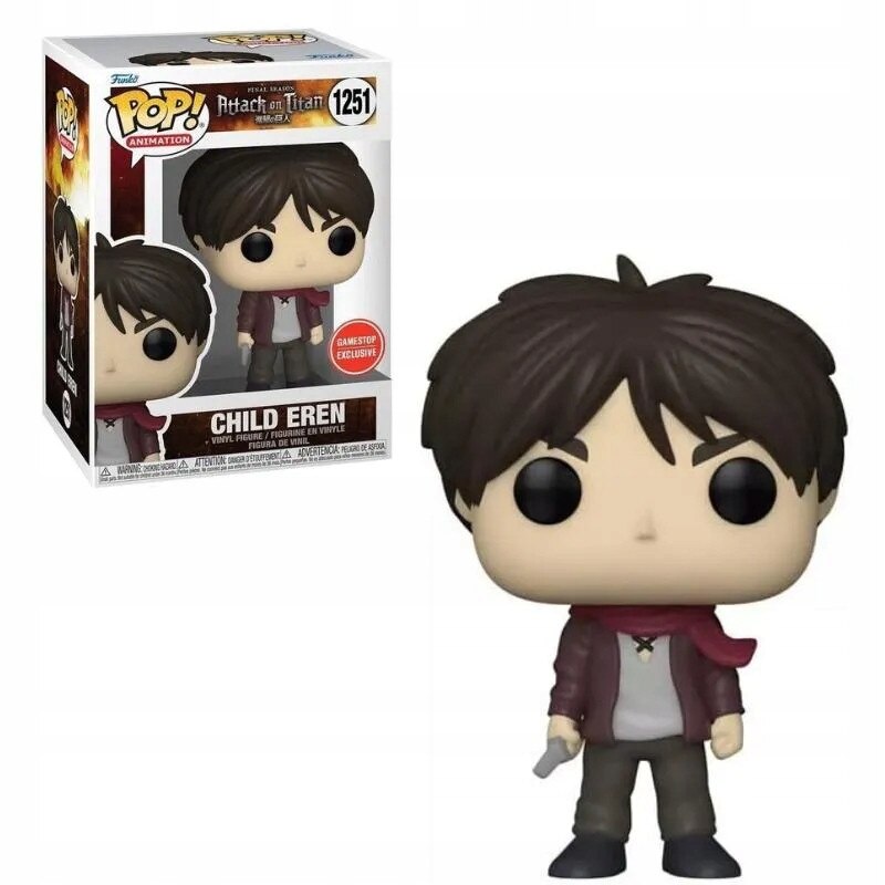 Funko POP! Figurina Attack on Titan - Eren Copil Exclusiv 1251 - eMAG.ro