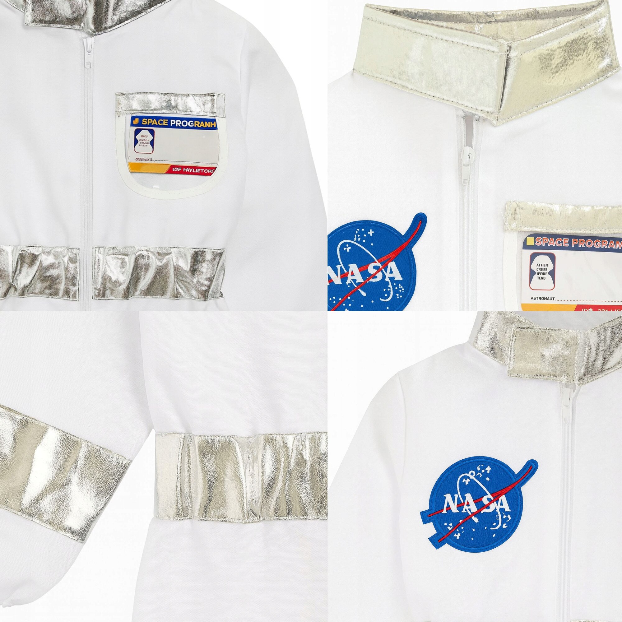 Costum Astronaut Copii NASA, Marime 140-146, Include Caciula si Manusi ...