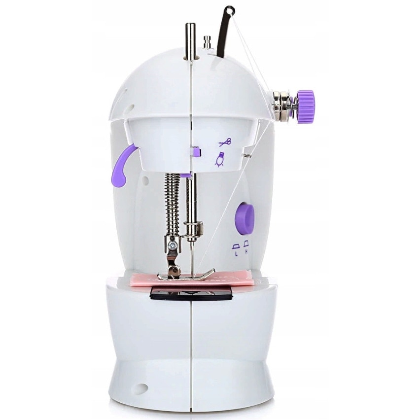 Mini masina de cusut cu LED, Sewing, set complet cu pedala, masa si ...