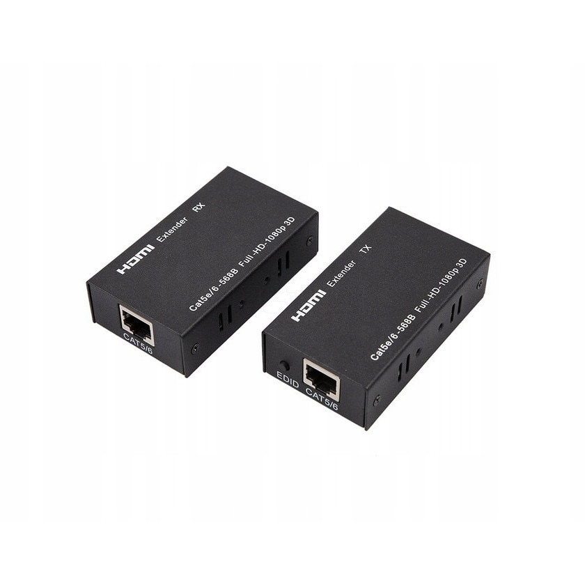 Extender HDMI Anytech 60m 3D, transmisie prin cablu UTP CAT-6, set ...