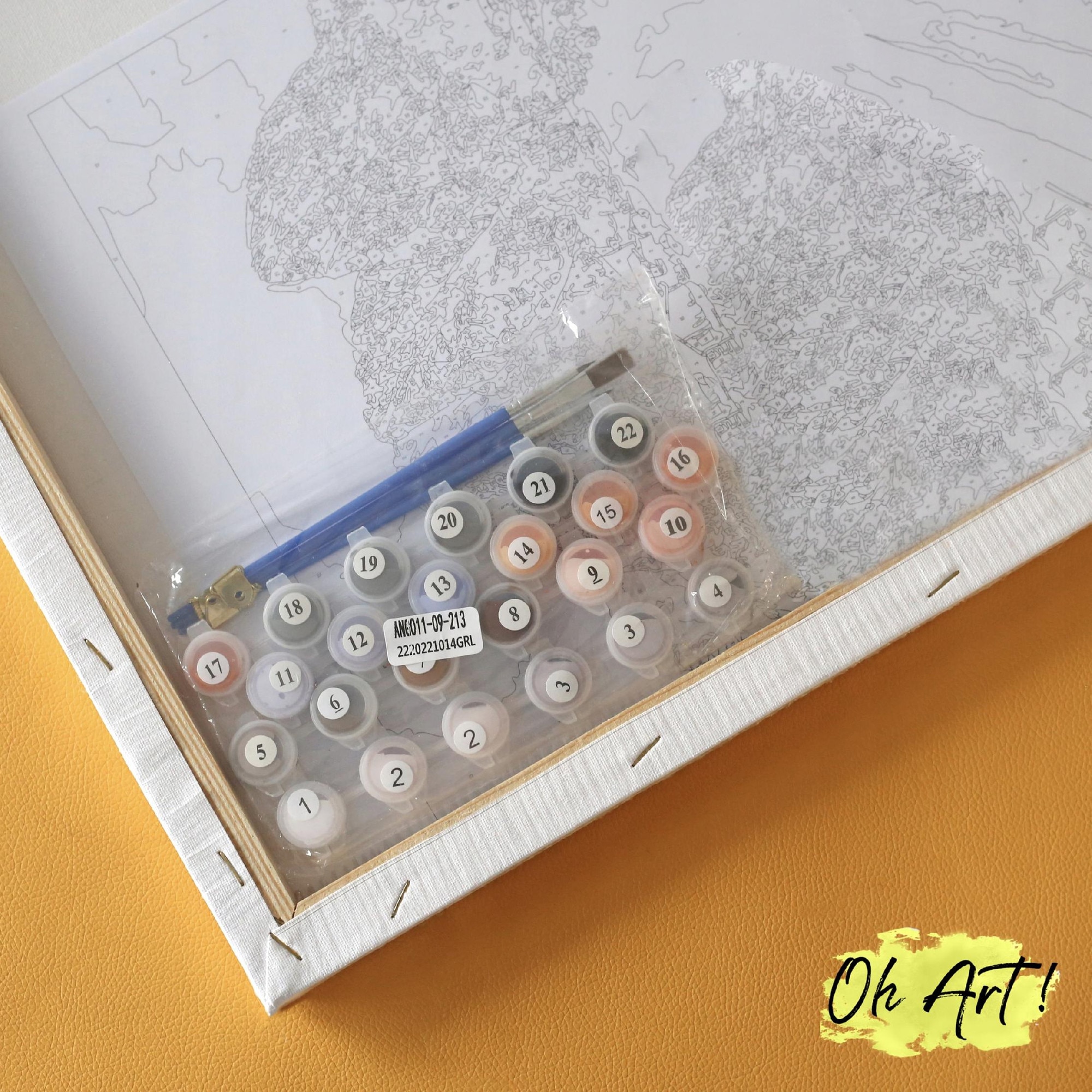 Kit de pictura cu numere "Caruselul Festiv" - tablouri de pictat cu ...