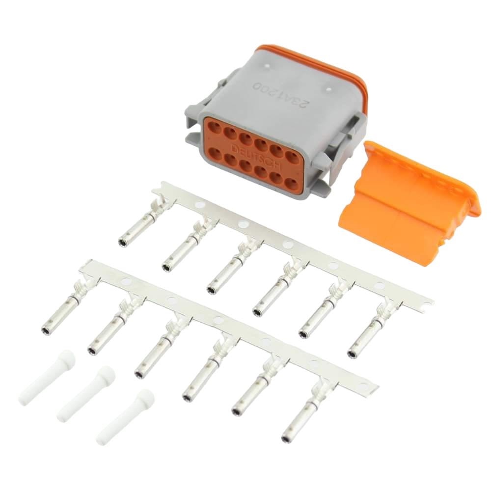 Conector auto, DT, 12 pini, DEUTSCH, S-DT 06-12 SA, T136115 - eMAG.ro