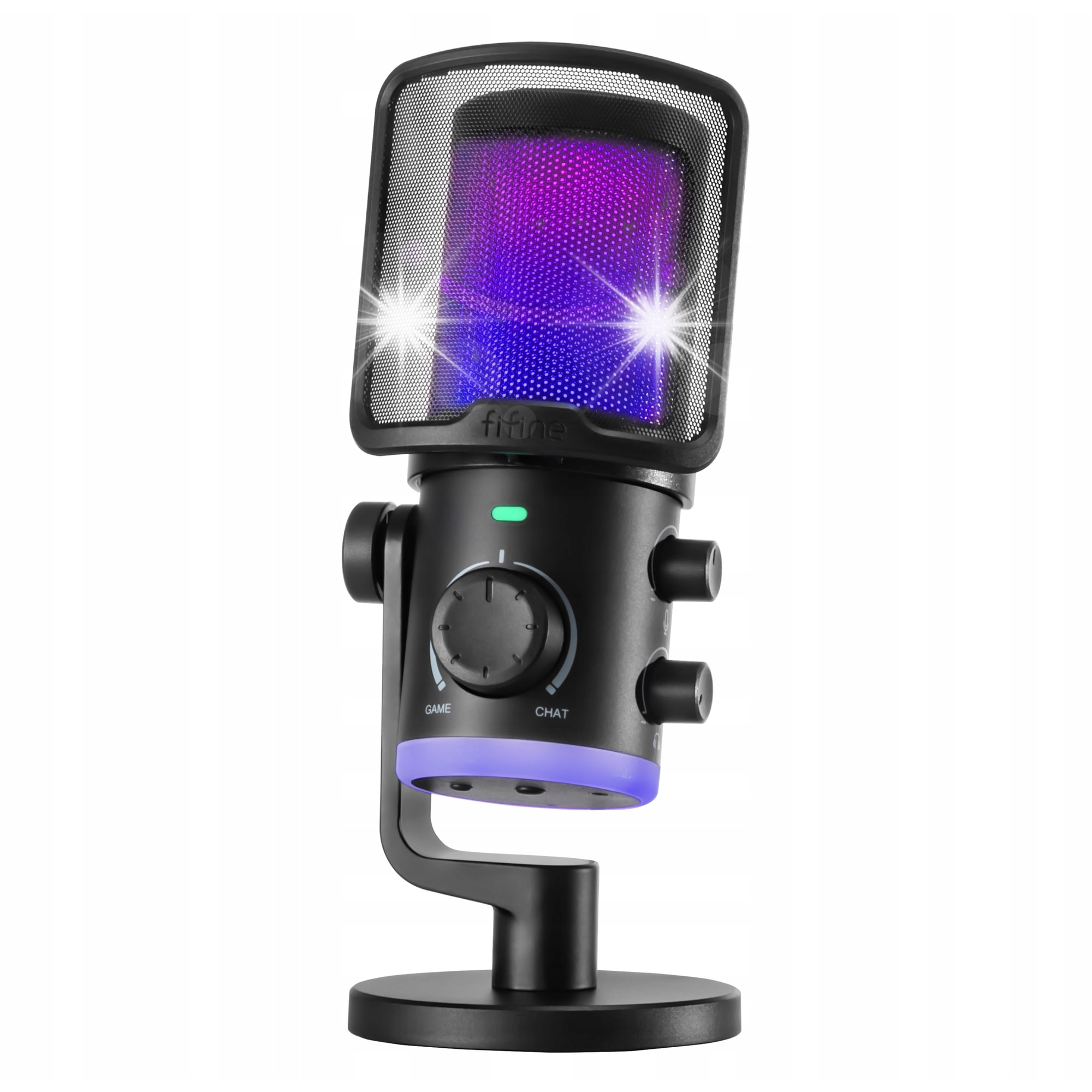 Microfon gaming AM6, Fifine, USB, negru, 70Hz-20kHz, 0,6kg - eMAG.ro