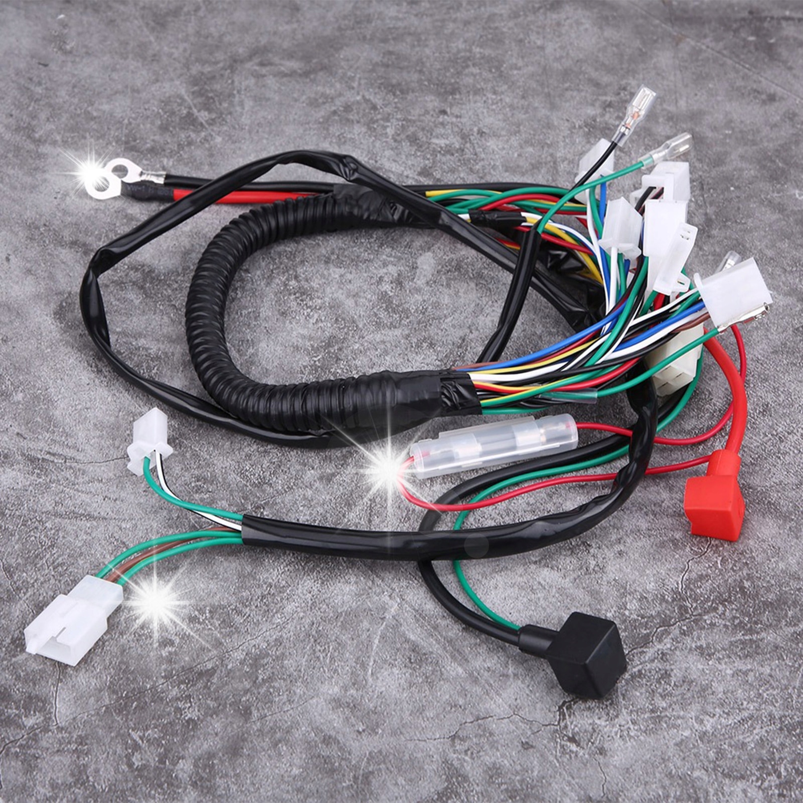 Set instalare CDI pentru Quad 50cc 70cc 90cc 110cc, electric, 5 pini ...