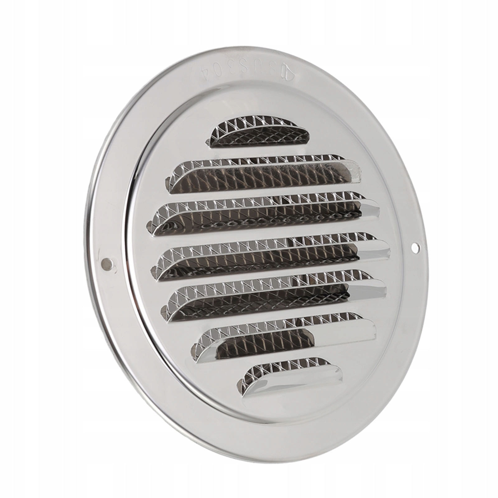 Grilaj ventilatie metalic rotund 120mm, otel inoxidabil, set 1 bucata ...
