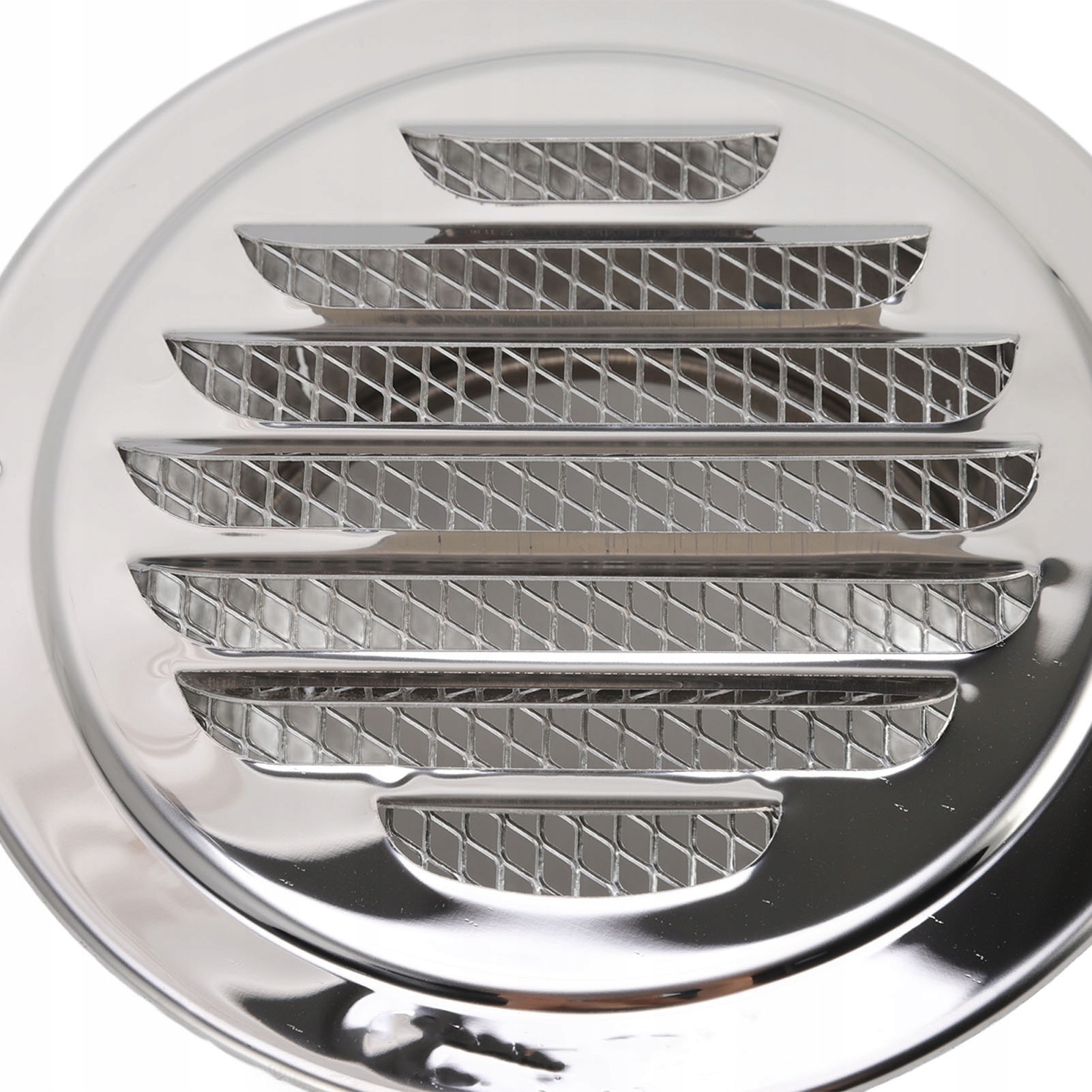 Grilaj ventilatie metalic rotund 120mm, otel inoxidabil, set 1 bucata ...