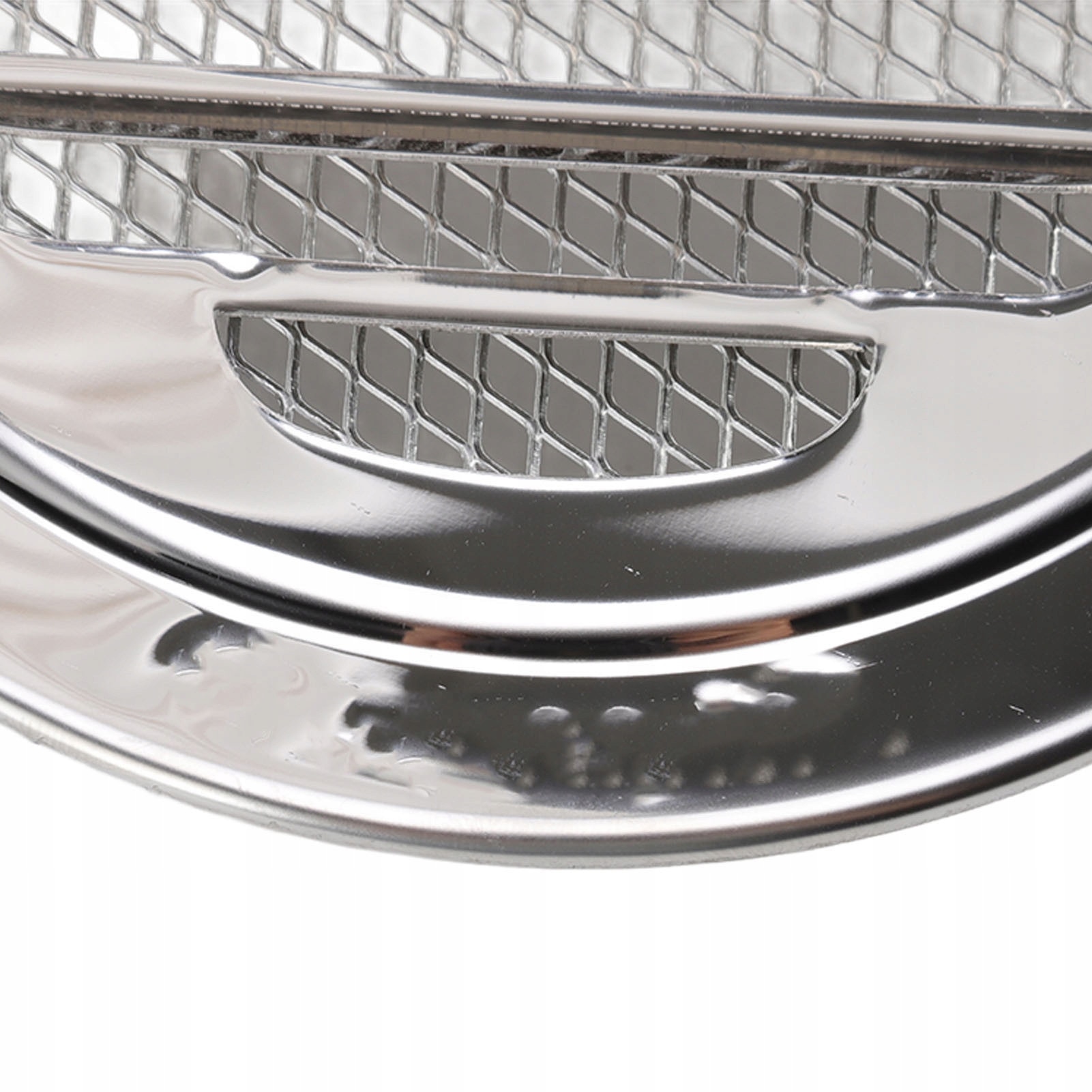 Grilaj ventilatie metalic rotund 120mm, otel inoxidabil, set 1 bucata ...