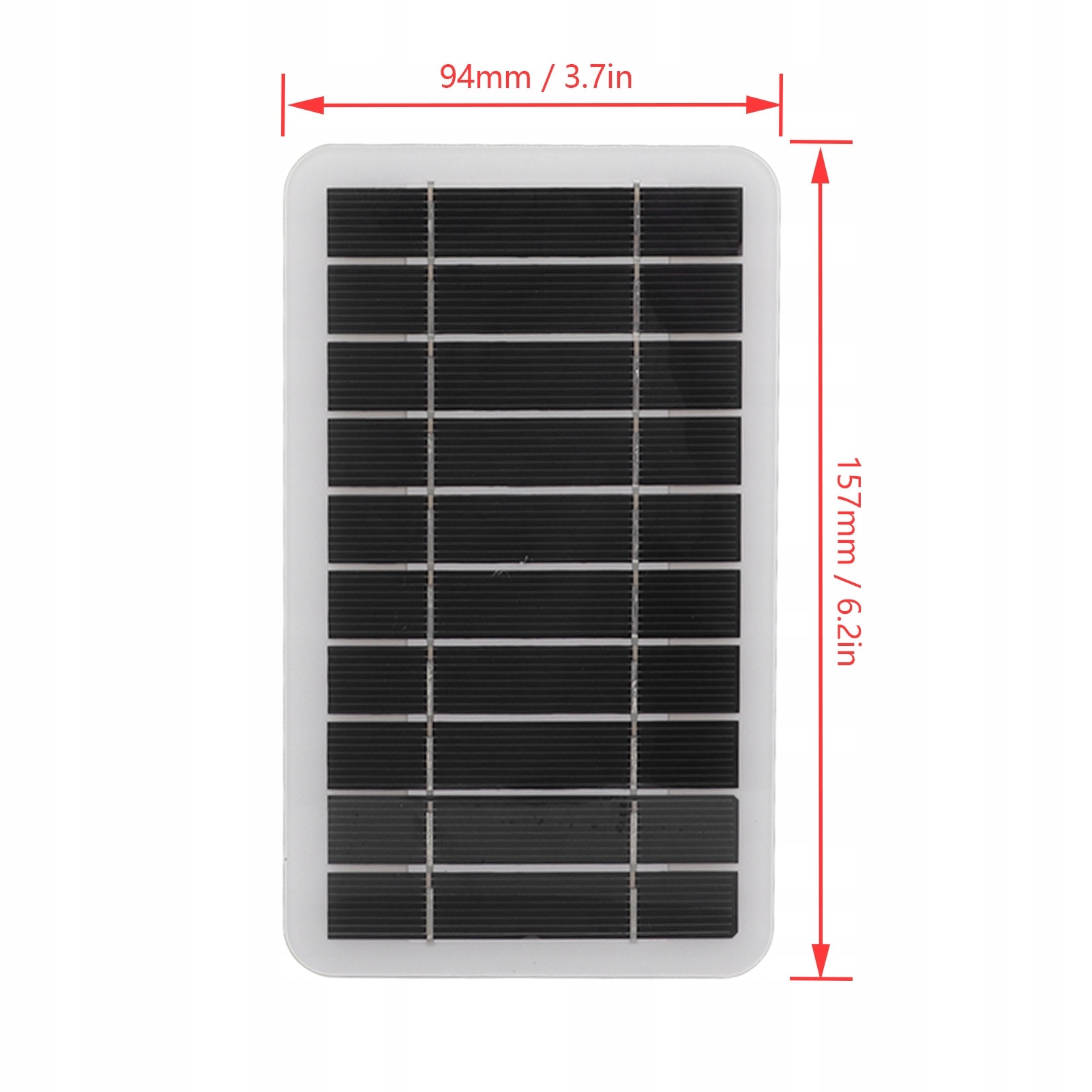Panou solar 2W 5V, portabil, dimensiuni 157x94mm, USB - eMAG.ro