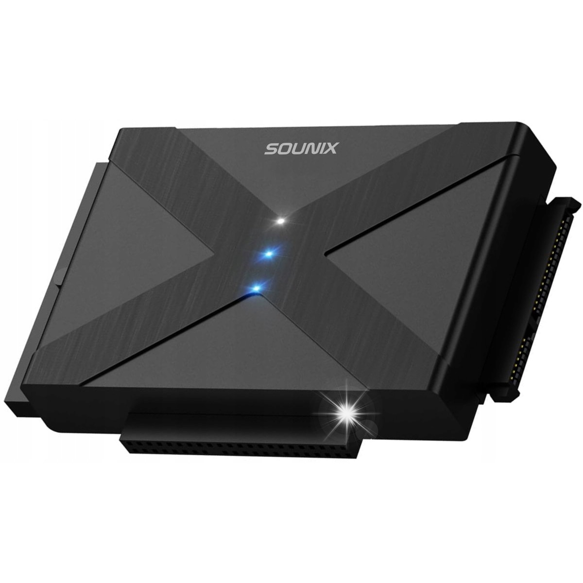 Adapter USB 3.0 pentru HDD/SSD SATA/IDE 2,5"/3,5", Sounix, suporta 24TB ...