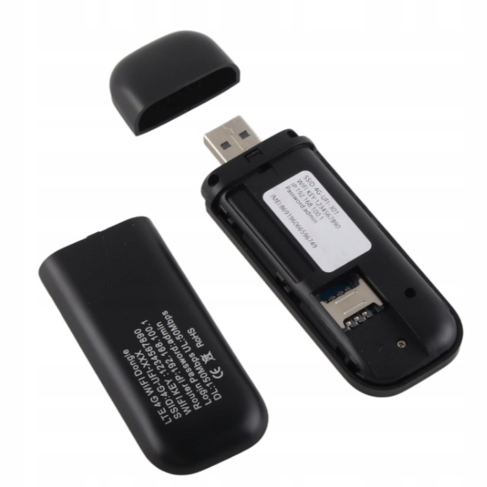 Router Wi-Fi 4G LTE, 150 Mb/s, 9,7x3,5x1,2 cm - eMAG.ro
