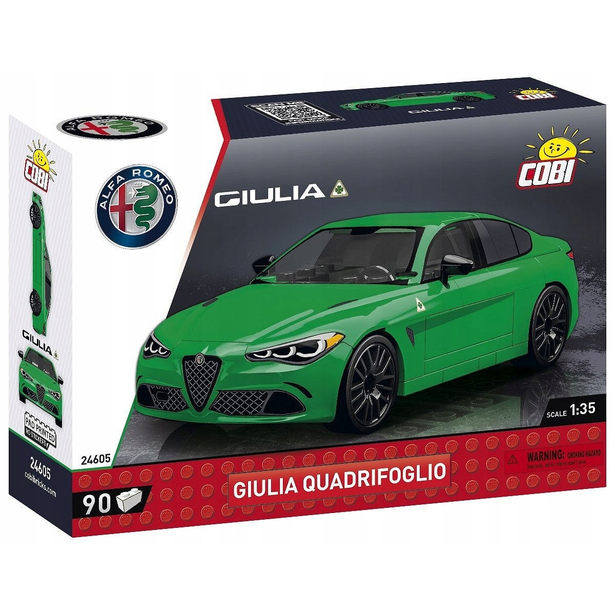 Set Constructie COBI Alfa Romeo Giulia Quadrifoglio 1:35 - eMAG.ro