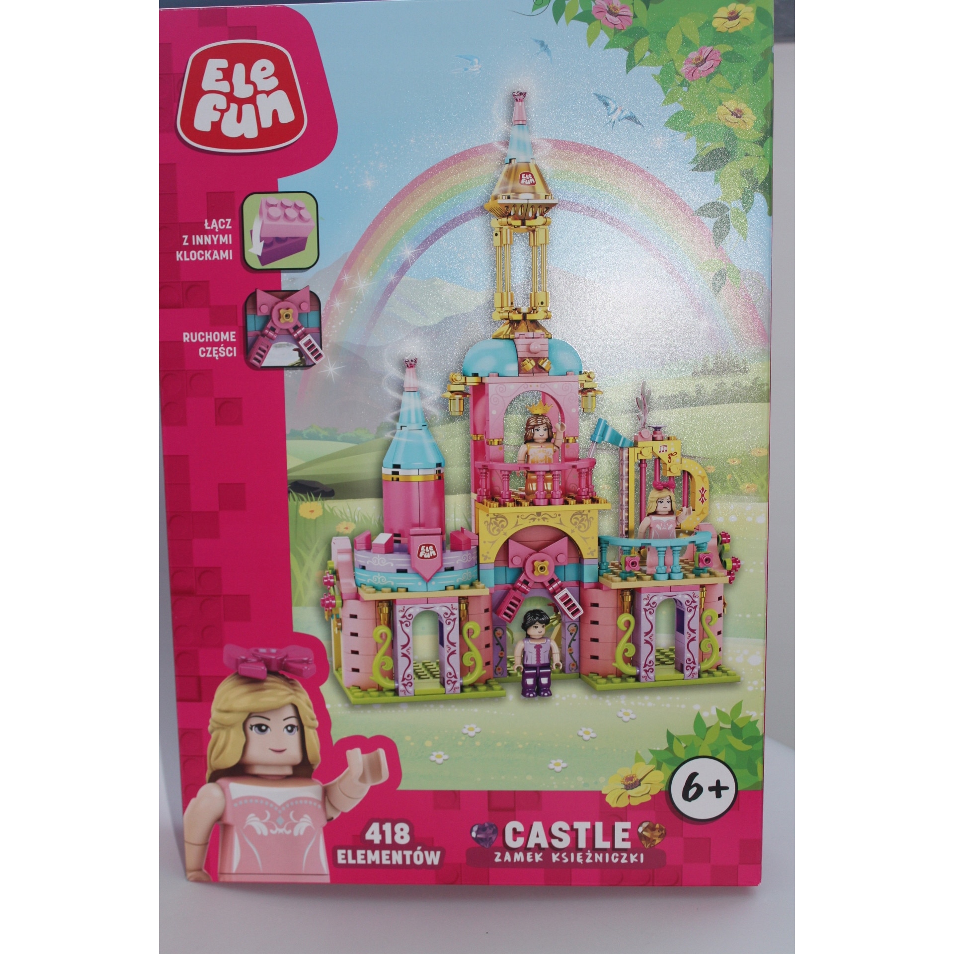 Set Cuburi Elefun Castel Printesa 418 Piese - eMAG.ro