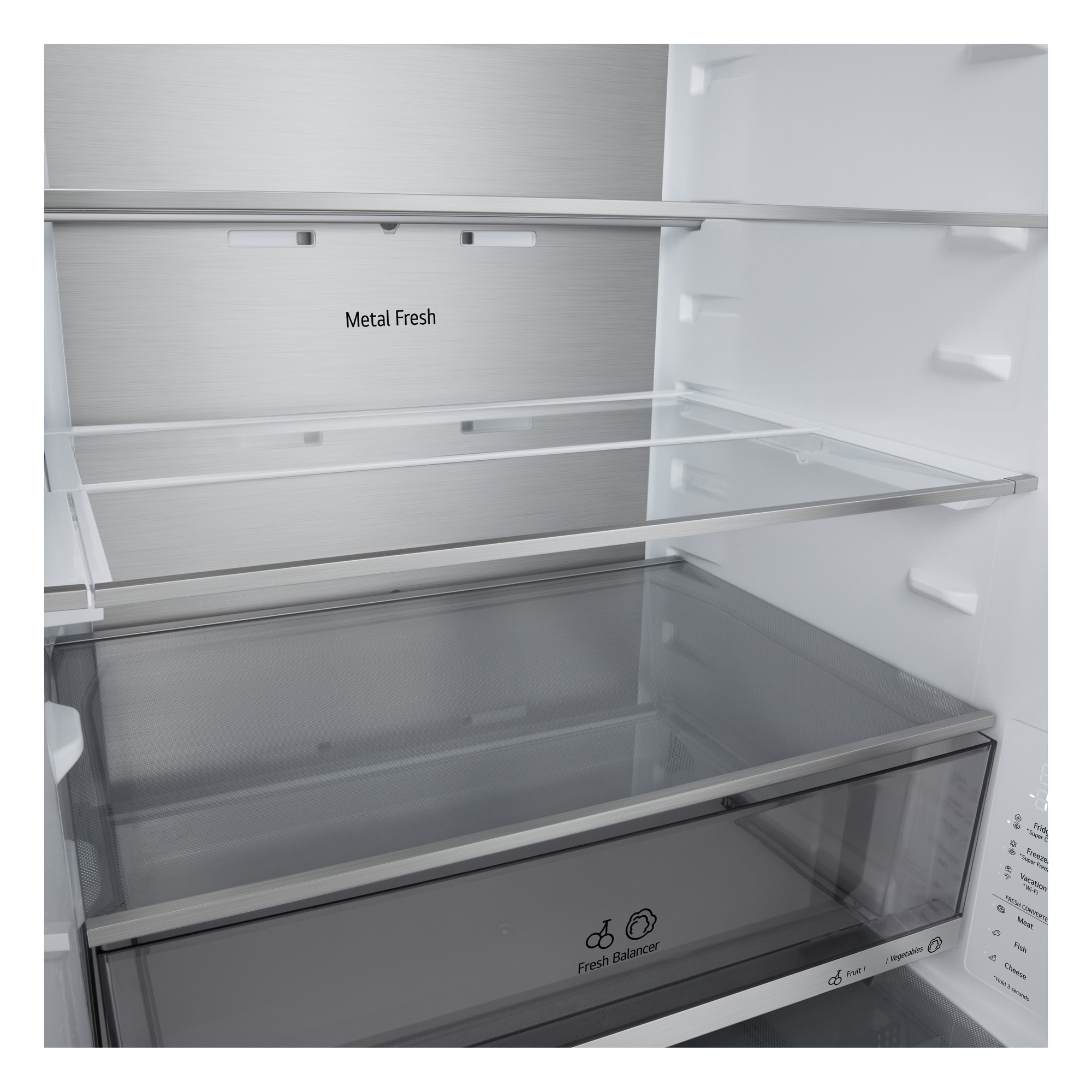 Combina frigorifica LG, GBBW726DEV, No Frost, Capacitate 465 L, H:203 ...