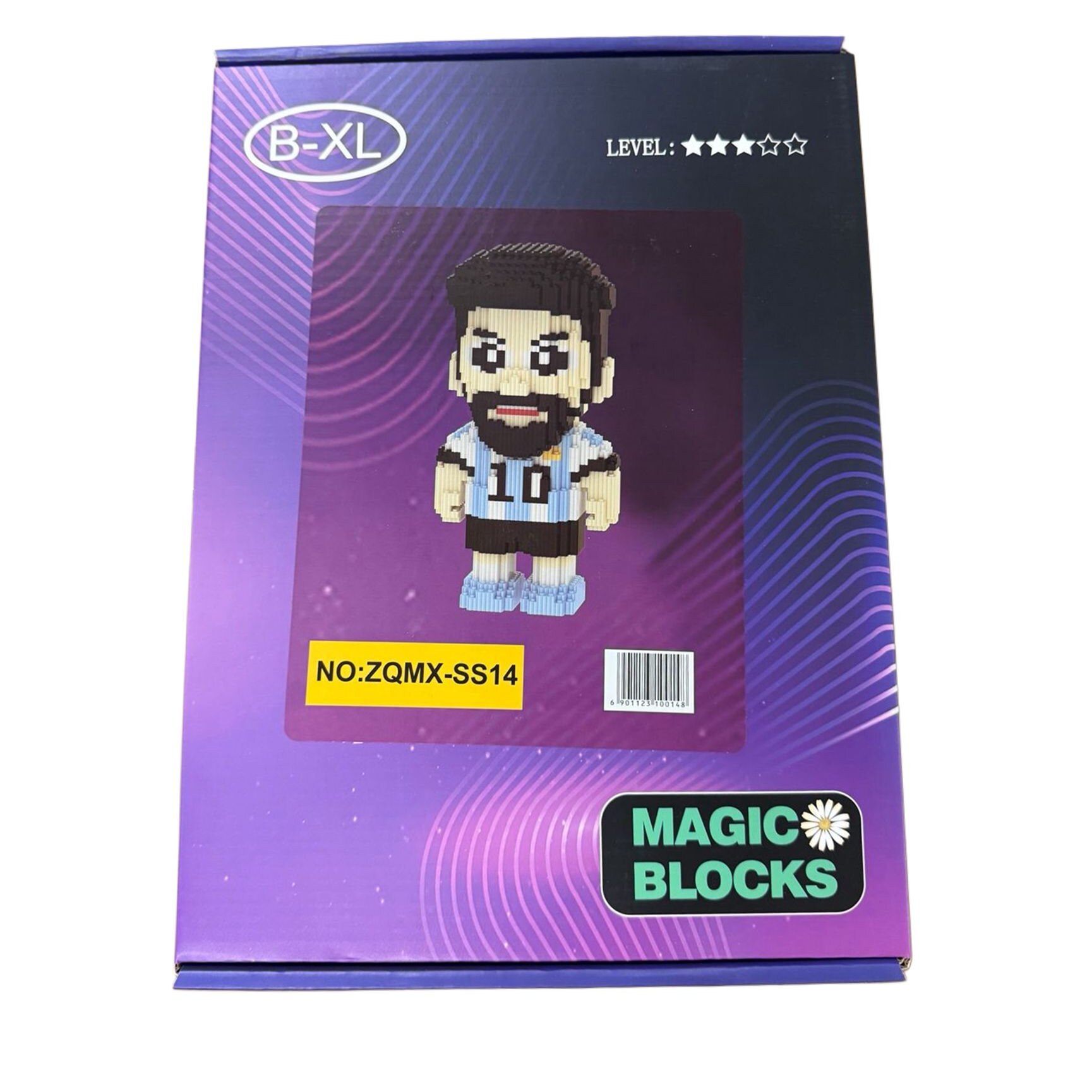 Set De Constructie „Lionel Messi” – Figura Giganta 2500 Piese, Kit ...