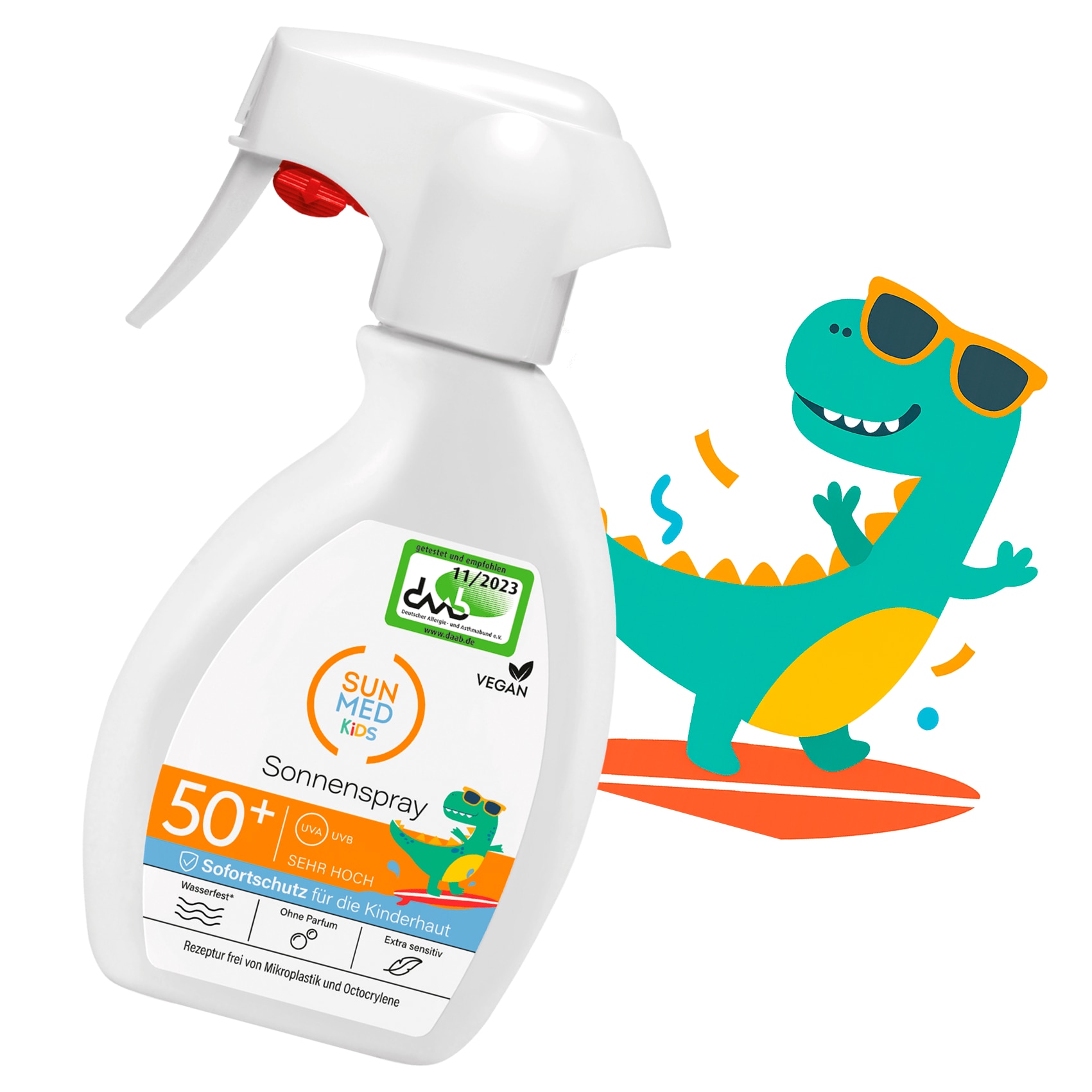 Sun Med Kids SPF 50+ gyermek napvédő spray, 220 ml, vízálló - eMAG.hu