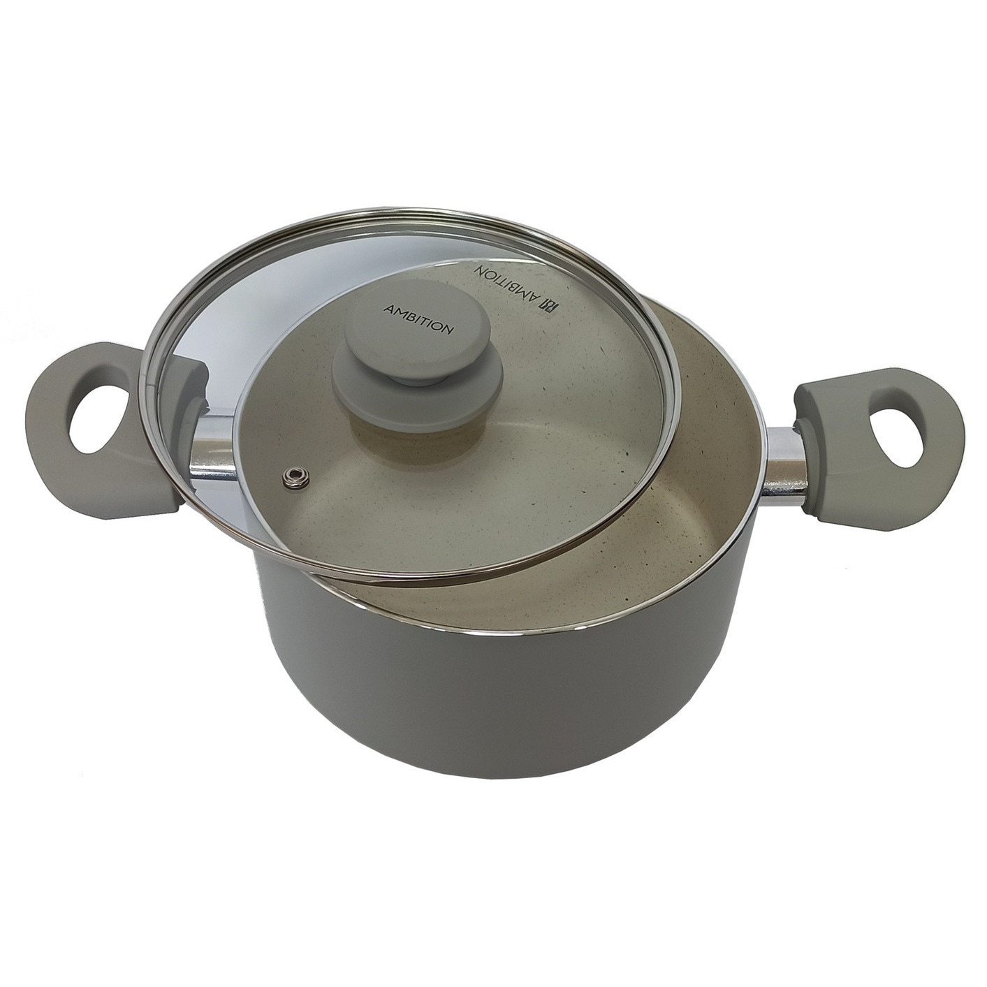 Oala Ambition Nevado 20cm cu Acoperire Antiaderenta Qualum Basic - eMAG.ro