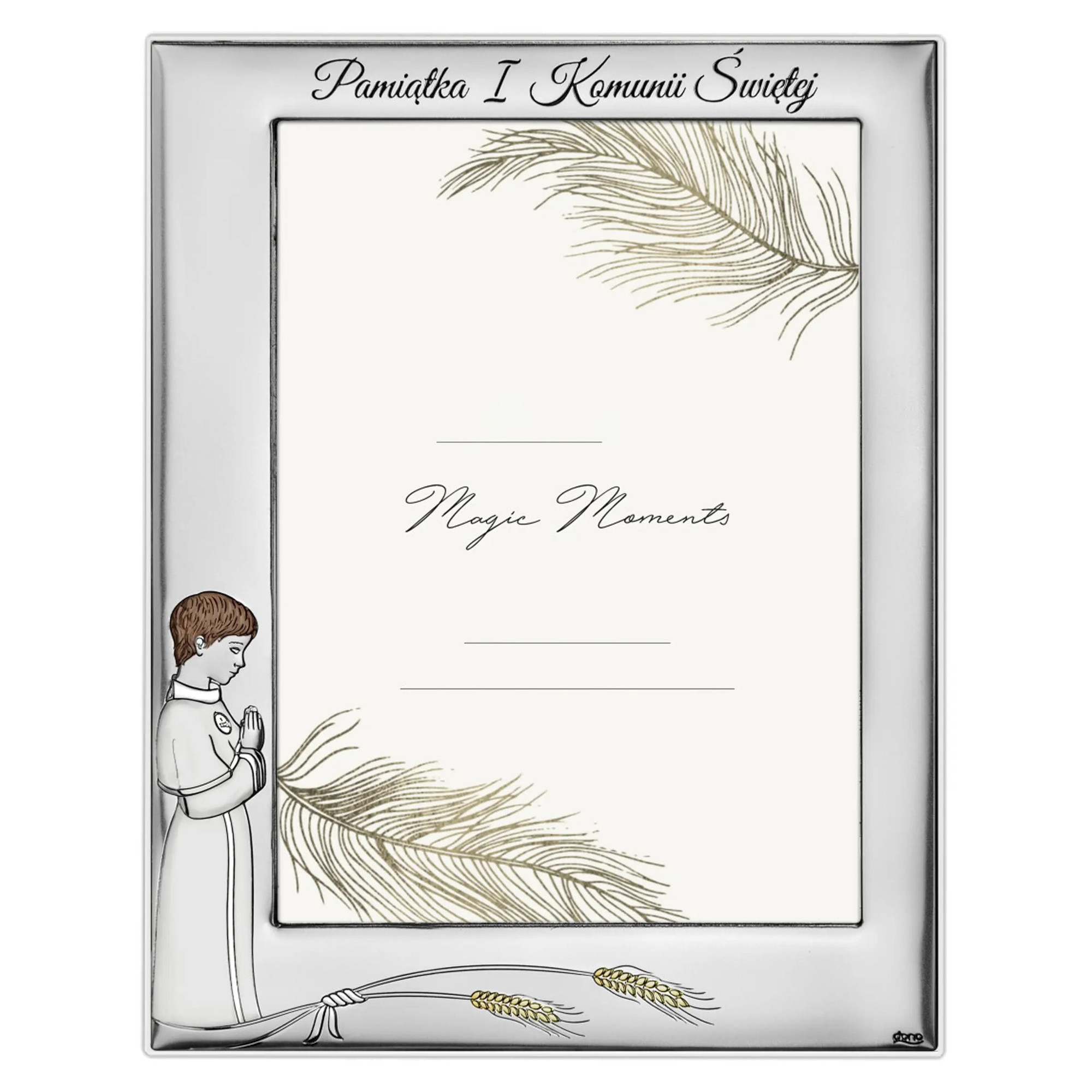 Rama foto 13x18 cm, DONO, Pastratoare Comunie, personalizata cu gravura ...