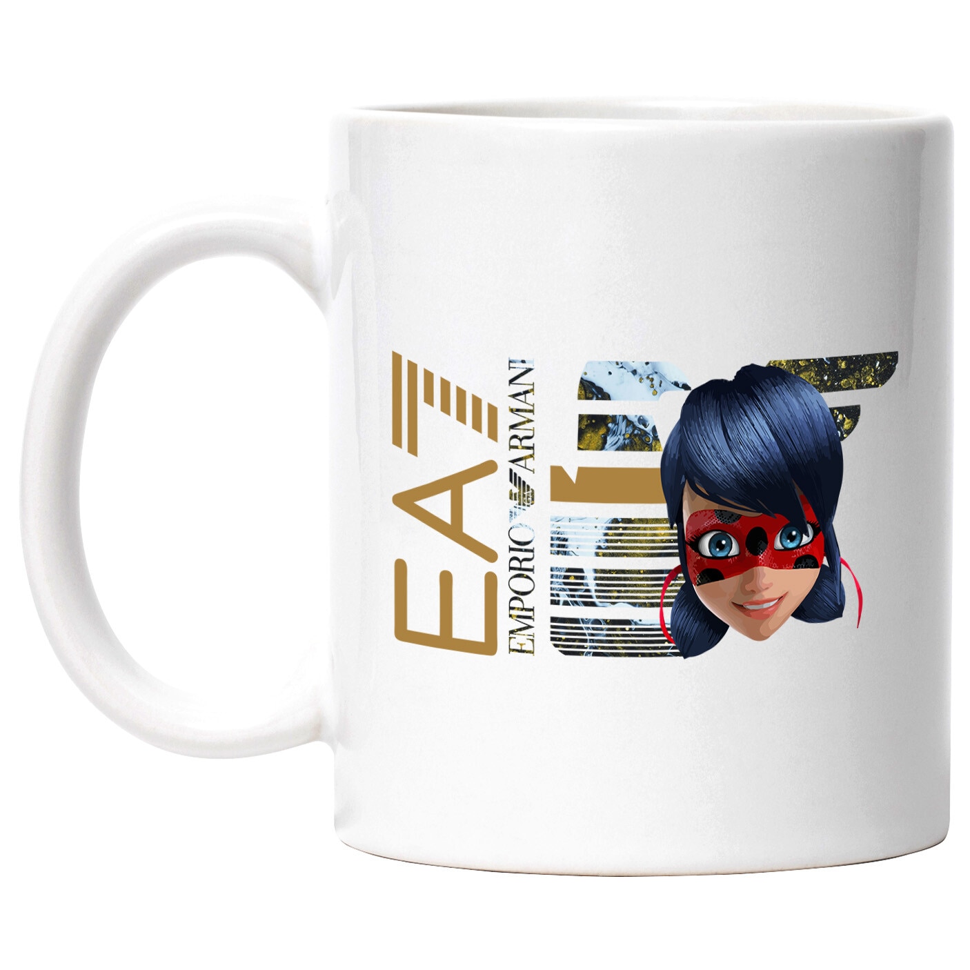 Bögre Lady Bug mintával, "Emporio Armani EA" szöveggel - 4. design ...