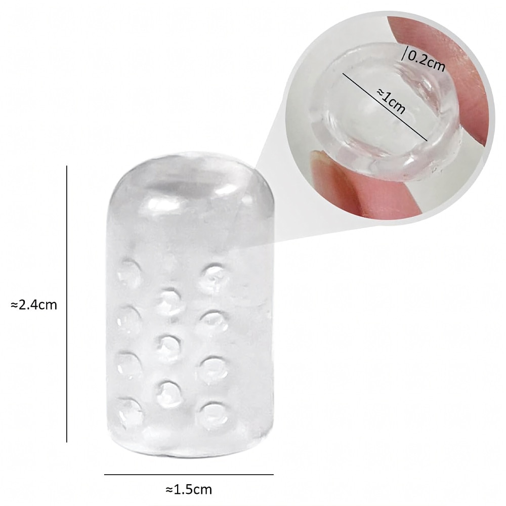 Set 10x Separatoare de Protectie din Silicon, pentru Degete, Impotriva ...